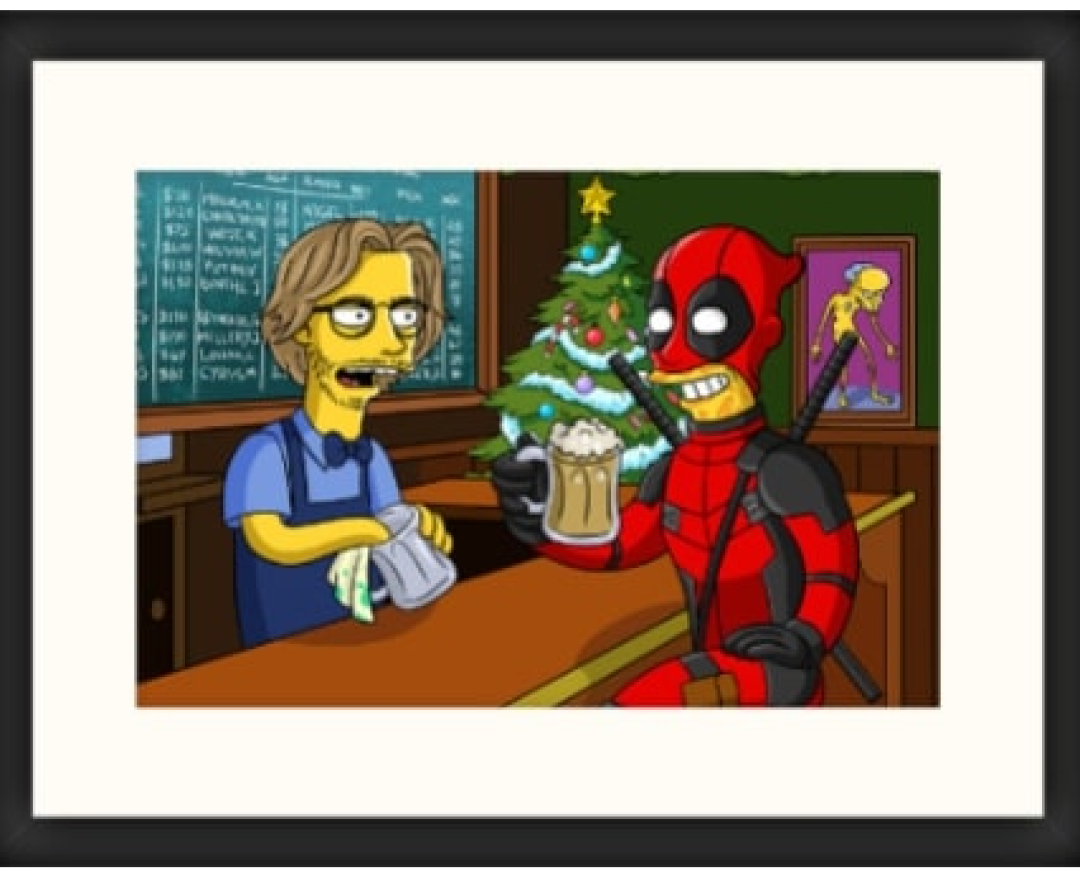 Framed Portrait – Simpson Style